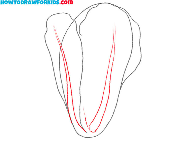 How to Draw a Lettuce - Easy Drawing Tutorial For Kids