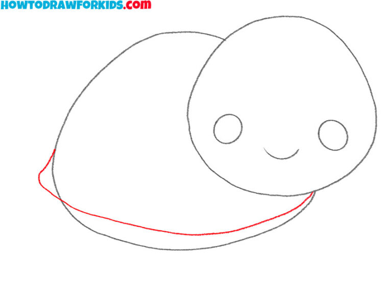 How to Draw a Cute Turtle - Easy Drawing Tutorial For Kids
