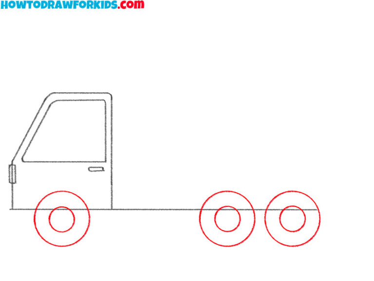 How to Draw a Garbage Truck - Easy Drawing Tutorial For Kids