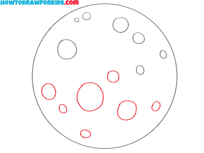 How to Draw a Full Moon - Easy Drawing Tutorial For Kids