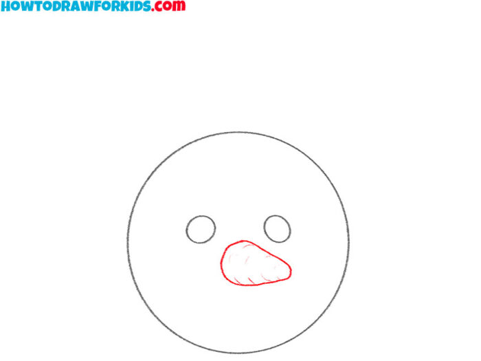 How to Draw a Snowman Face - Easy Drawing Tutorial For Kids