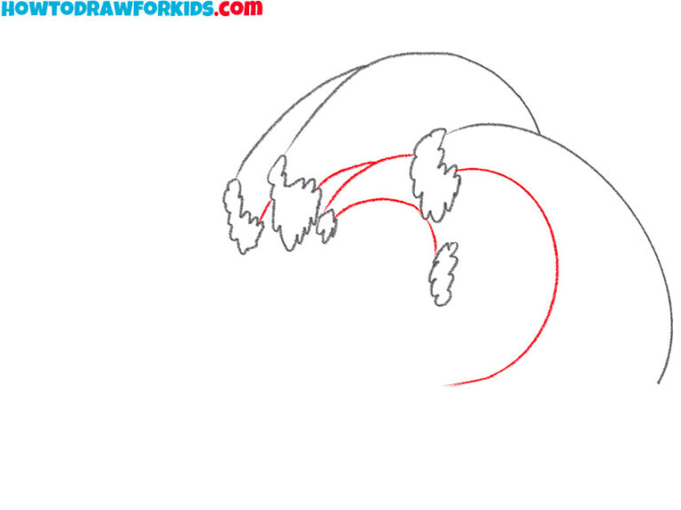 How to Draw a Tsunami - Easy Drawing Tutorial For Kids