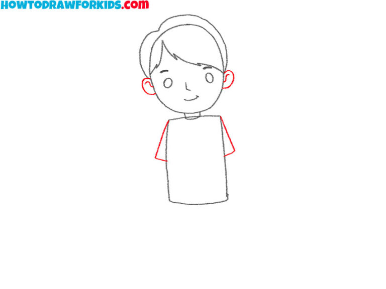 How to Draw a Cartoon Boy - Easy Drawing Tutorial For Kids