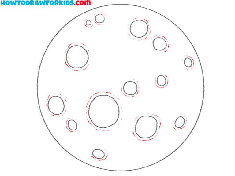How to Draw a Full Moon - Easy Drawing Tutorial For Kids