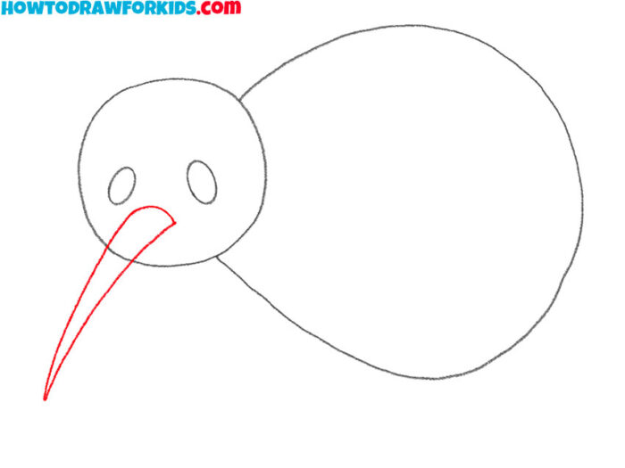 How to Draw a Kiwi Bird - Easy Drawing Tutorial For Kids