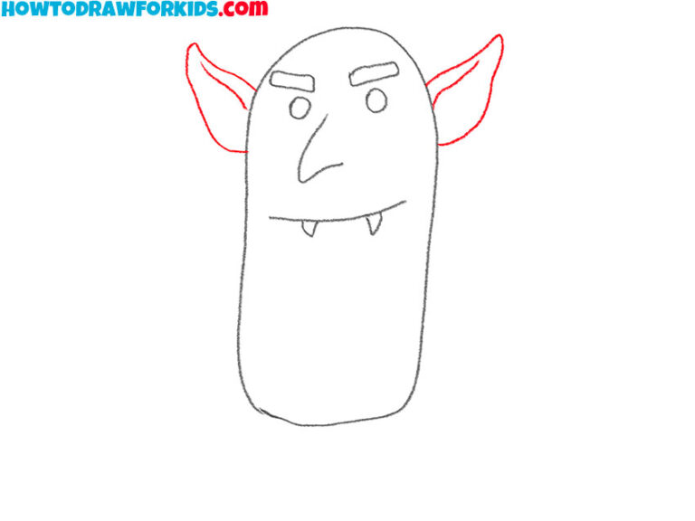 How to Draw a Goblin - Easy Drawing Tutorial For Kids