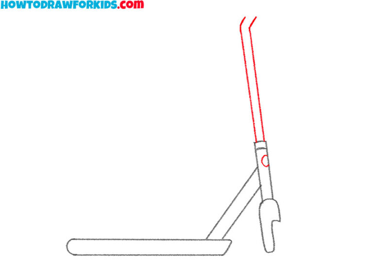 How to Draw a Scooter - Easy Drawing Tutorial For Kids