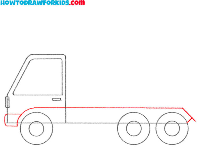 How to Draw a Garbage Truck - Easy Drawing Tutorial For Kids