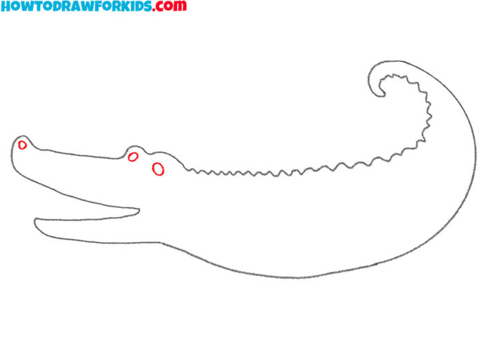 How to Draw an Alligator - Easy Drawing Tutorial For Kids