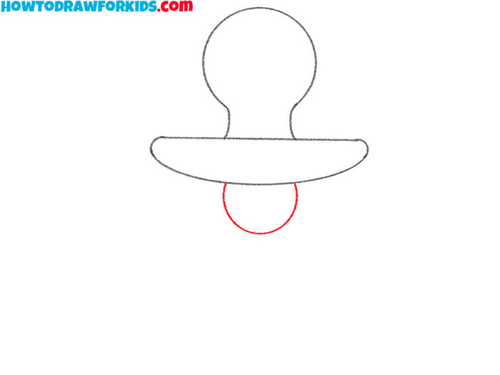 How to Draw a Pacifier - Easy Drawing Tutorial For Kids