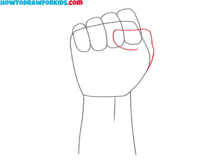 How to Draw an Easy Fist - Easy Drawing Tutorial For Kids
