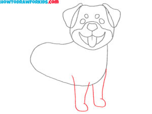 How to Draw a Rottweiler - Easy Drawing Tutorial For Kids