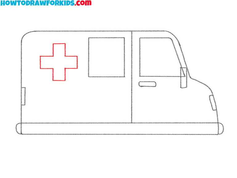 How to Draw an Ambulance - Easy Drawing Tutorial For Kids