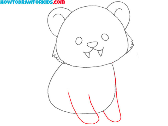 How to Draw a Saber Tooth Tiger - Easy Drawing Tutorial For Kids