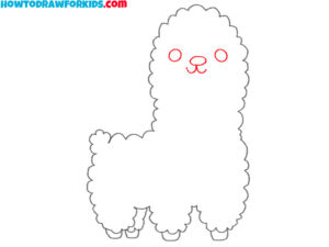 How to Draw an Alpaca - Easy Drawing Tutorial For Kids