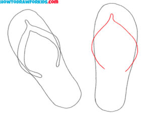 How to Draw Sandals - Easy Drawing Tutorial For Kids
