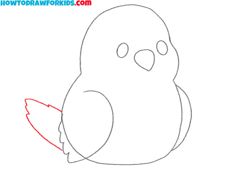 How to Draw a Cute Bird - Easy Drawing Tutorial For Kids