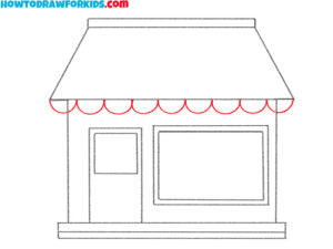 How to Draw a Shop - Easy Drawing Tutorial For Kids