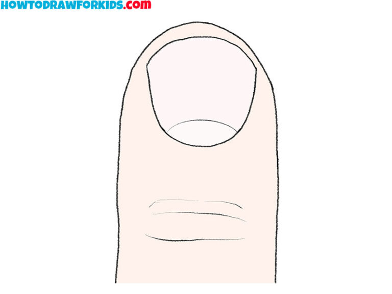 How to Draw a Nail - Easy Drawing Tutorial For Kids