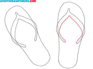 How to Draw Sandals - Easy Drawing Tutorial For Kids