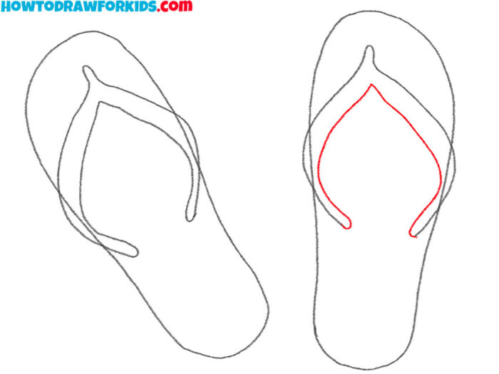 How to Draw Sandals - Easy Drawing Tutorial For Kids