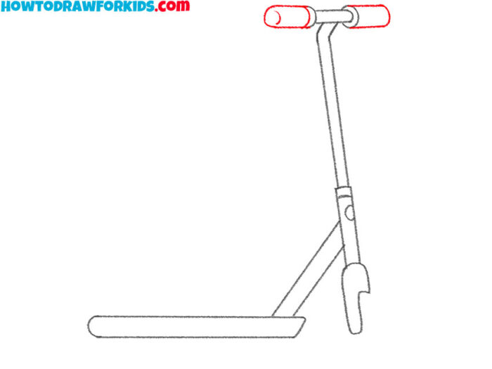 How to Draw a Scooter - Easy Drawing Tutorial For Kids