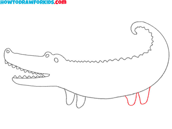 How to Draw an Alligator - Easy Drawing Tutorial For Kids