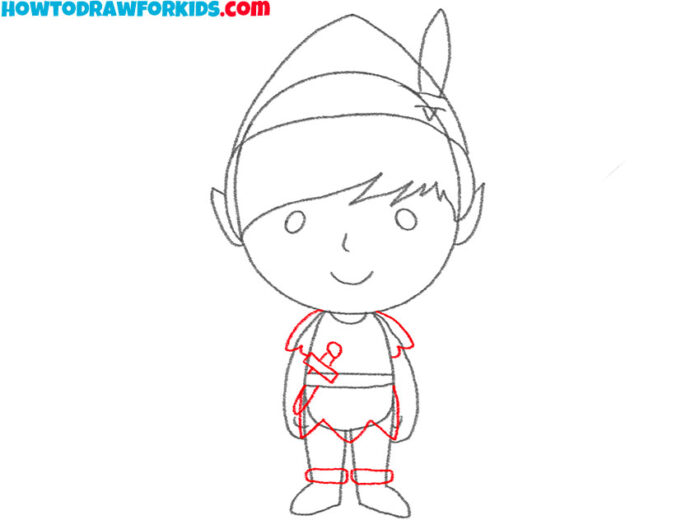 How to Draw Peter Pan - Easy Drawing Tutorial For Kids