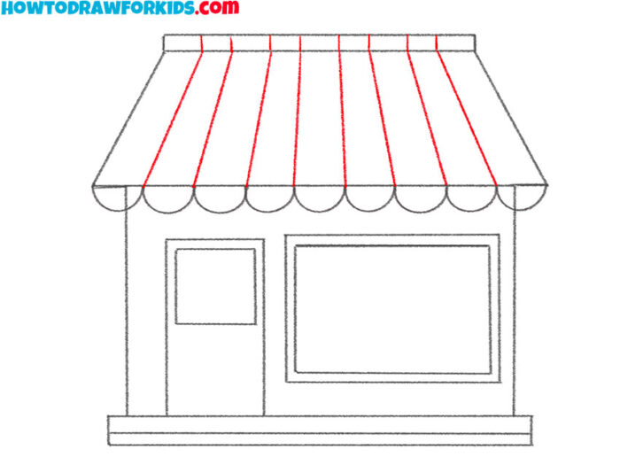 How to Draw a Shop - Easy Drawing Tutorial For Kids
