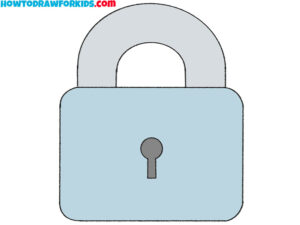 How to Draw a Lock - Easy Drawing Tutorial For Kids