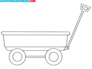 How to Draw a Wagon - Easy Drawing Tutorial For Kids