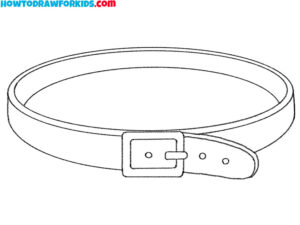 How to Draw a Belt - Easy Drawing Tutorial For Kids