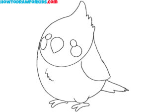 How to Draw a Cockatiel - Easy Drawing Tutorial For Kids