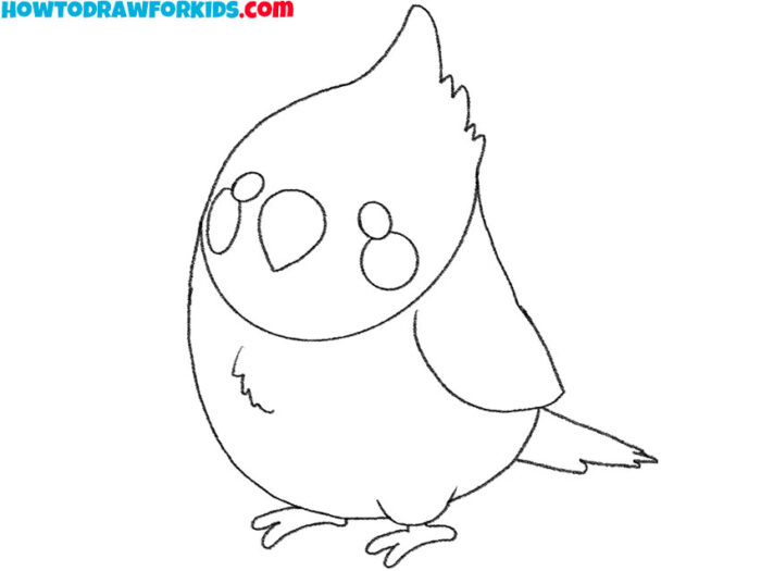 How to Draw a Cockatiel - Easy Drawing Tutorial For Kids