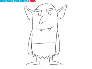 How to Draw a Goblin - Easy Drawing Tutorial For Kids