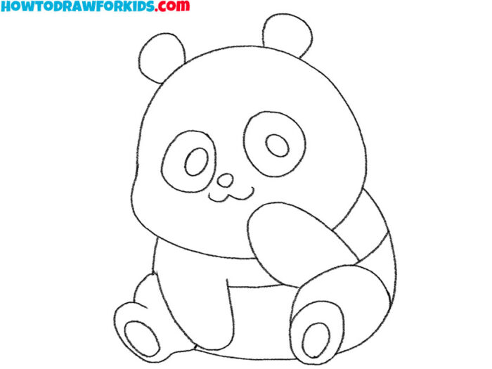 How to Draw a Baby Panda - Easy Drawing Tutorial For Kids