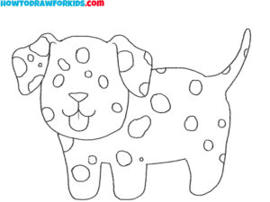 How to Draw a Dalmatian - Easy Drawing Tutorial For Kids