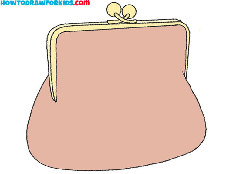 How to Draw a Purse - Easy Drawing Tutorial For Kids