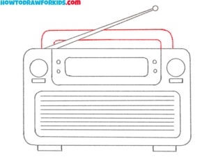 How to Draw a Radio - Easy Drawing Tutorial For Kids