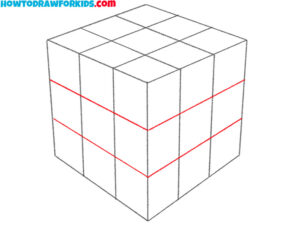 How to Draw a Rubik's Cube - Easy Drawing Tutorial For Kids