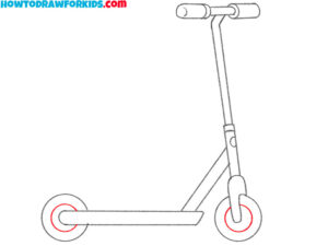 How to Draw a Scooter - Easy Drawing Tutorial For Kids