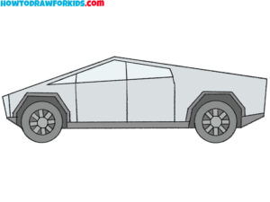 How to Draw a Tesla - Easy Drawing Tutorial For Kids