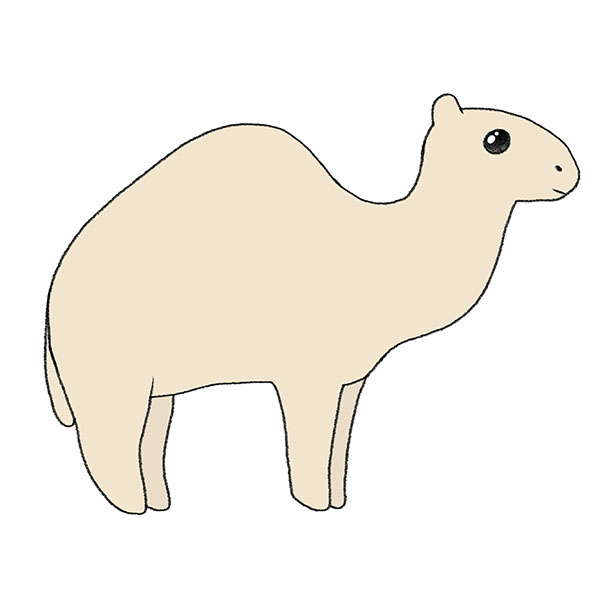 How to Draw an Easy Camel - Easy Drawing Tutorial For Kids