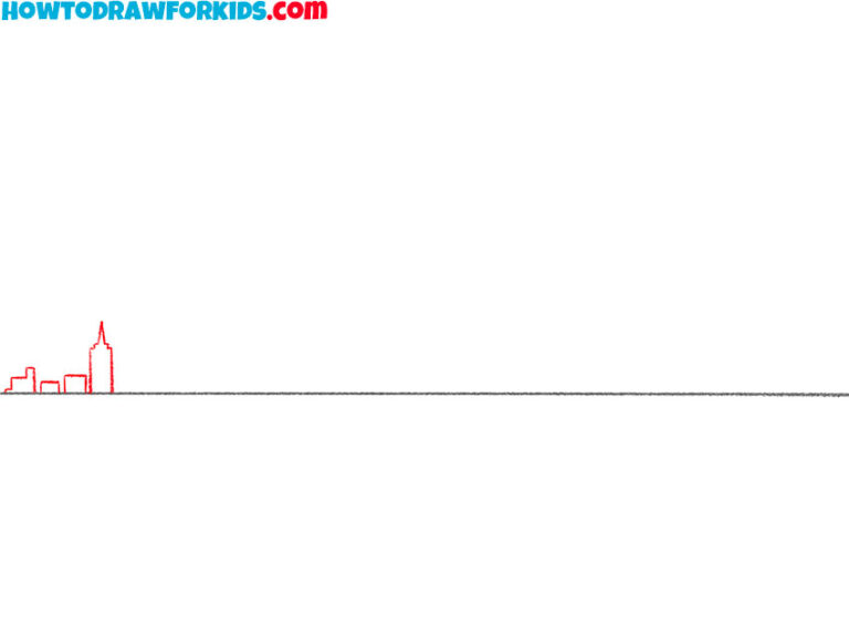 How to Draw a Skyline - Easy Drawing Tutorial For Kids