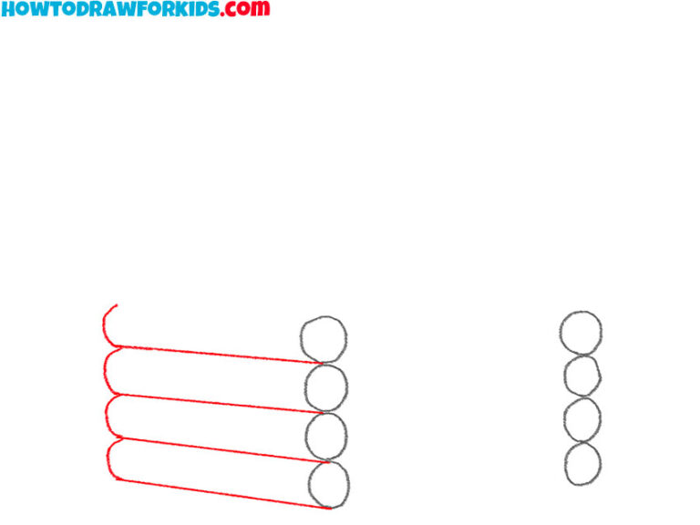 How to Draw a Log Cabin - Easy Drawing Tutorial For Kids