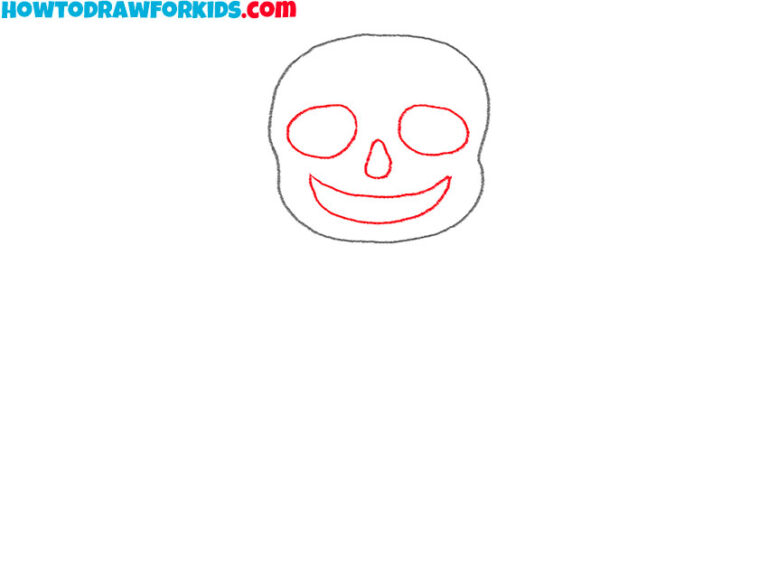 How to Draw Sans from Undertale - Easy Drawing Tutorial For Kids