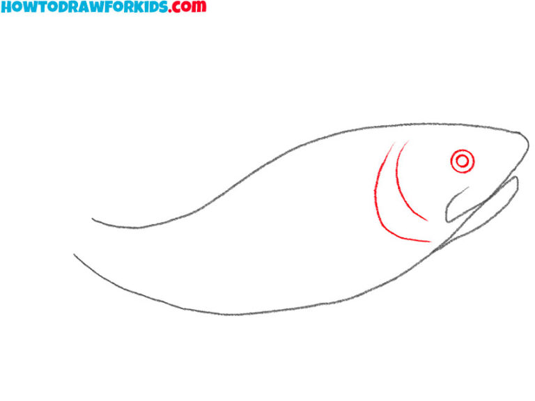 How to Draw a Trout - Easy Drawing Tutorial For Kids