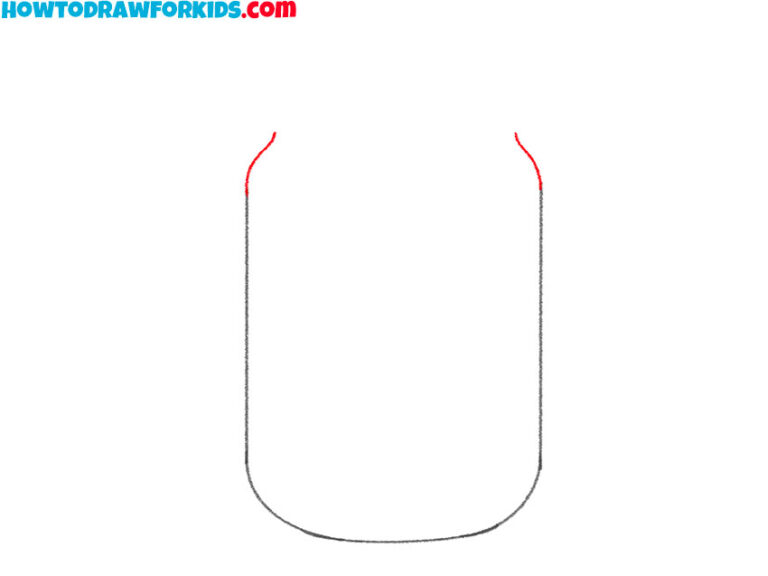 How to Draw a Mason Jar - Easy Drawing Tutorial For Kids