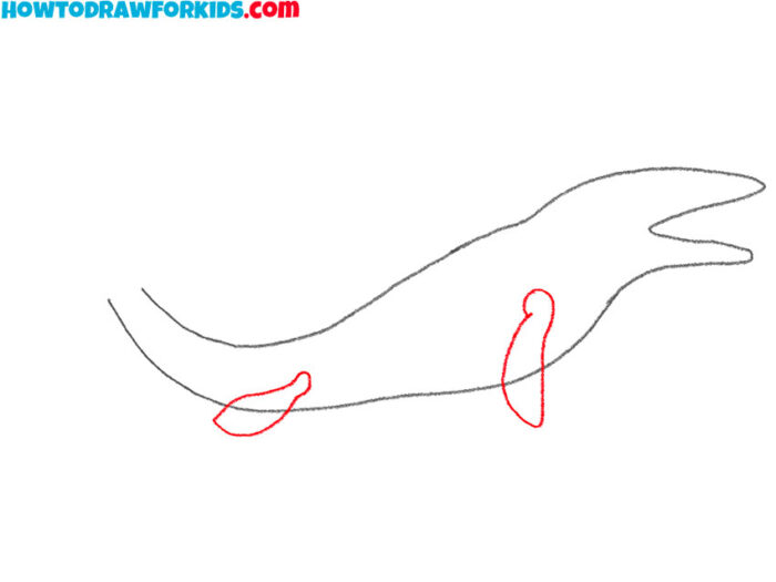 How to Draw a Mosasaurus - Easy Drawing Tutorial For Kids