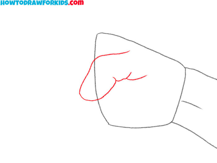 How to Draw a Pointing Finger - Drawing Tutorial